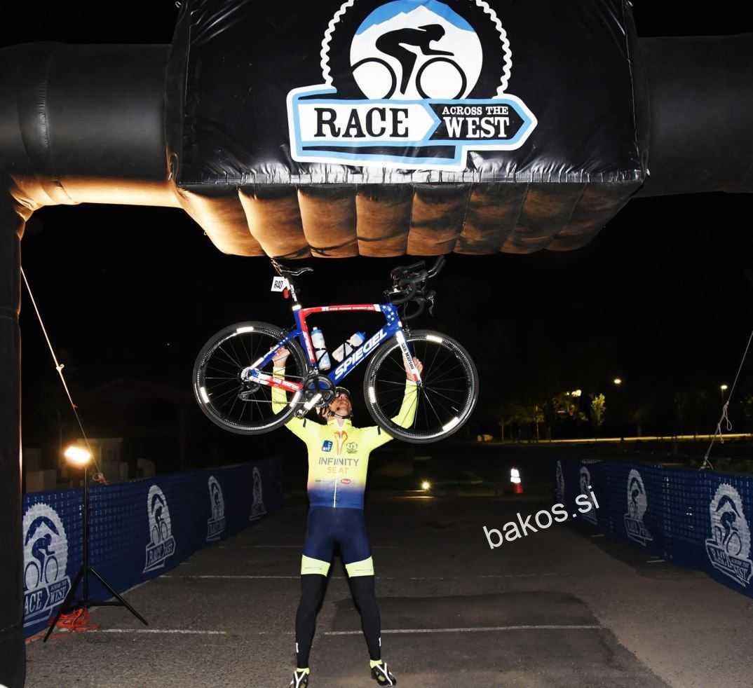 Marko Baloh zmagovalec dirke preko zahoda ZDA - Bakos